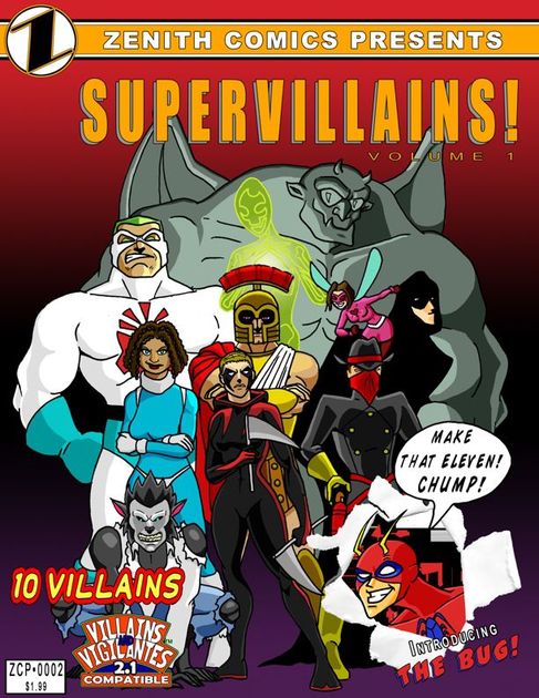 Zenith Comics Presents: Supervillains! (V&V Edition) | RPG Item | RPGGeek