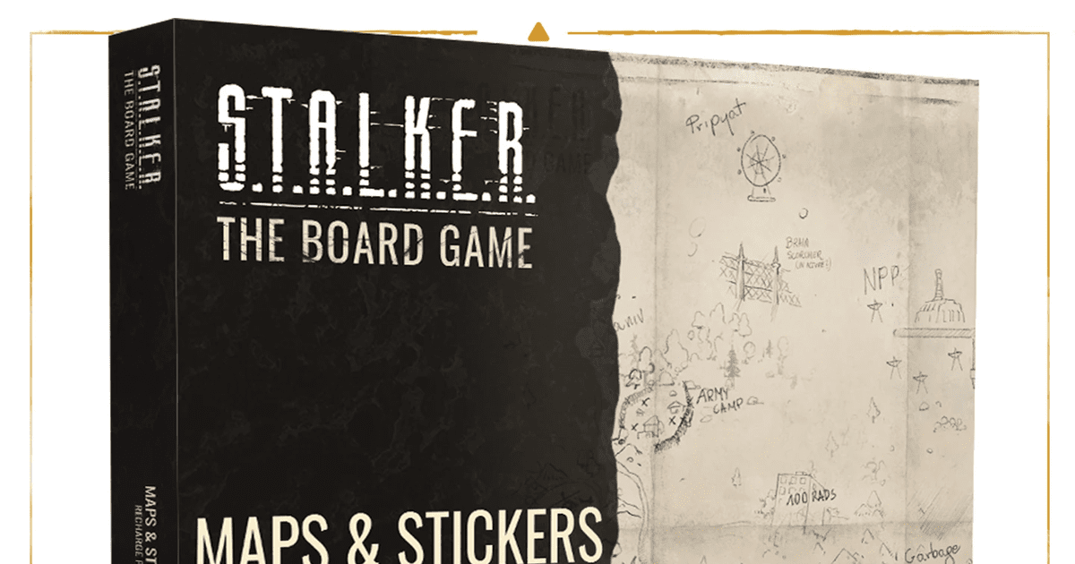 S.T.A.L.K.E.R. The Board Game: Maps & Stickers Recharge Pack | Board ...