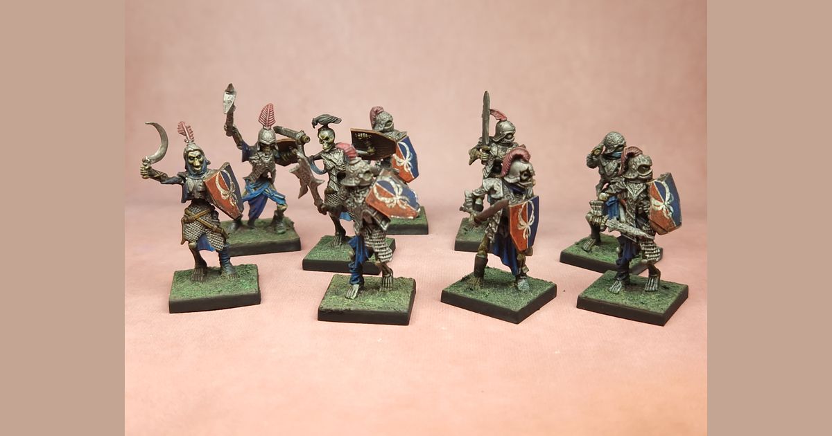 Mantic - Kings Of War - Revenants | Painted Boardgame minis | BoardGameGeek