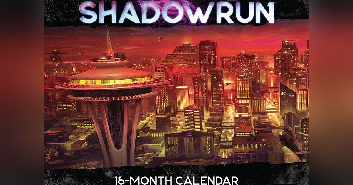 Shadowrun: 16-Month Calendar (2022-2023) | RPG Item | RPGGeek