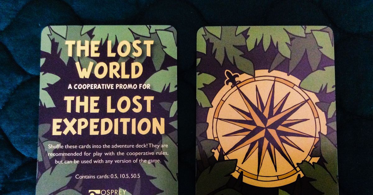 The Lost Expedition: The Lost World – Cooperative Promo | Board Game ...