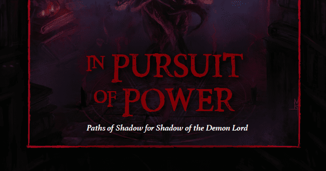In Pursuit of Power | RPG Item | RPGGeek