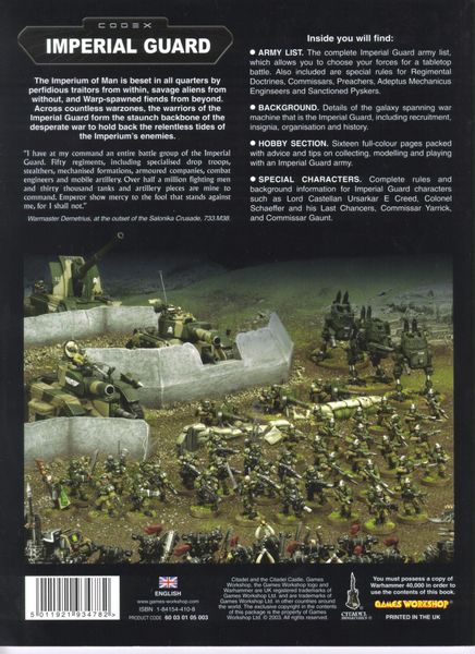 imperial guard rules