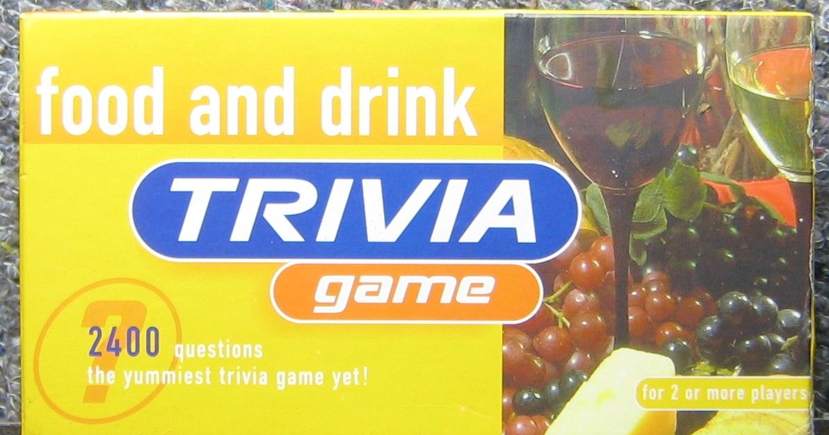 Food and Drink Trivia Game | Board Game | BoardGameGeek