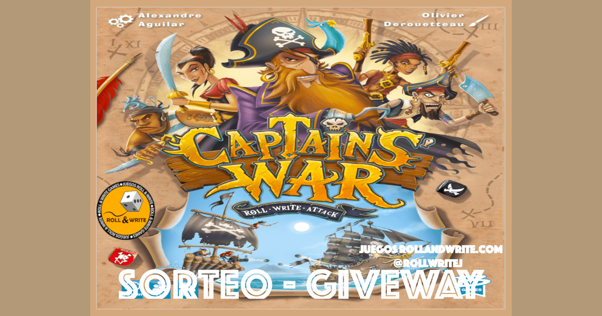 Giveaway: Captains' War | Juegos Roll & Write | BoardGameGeek