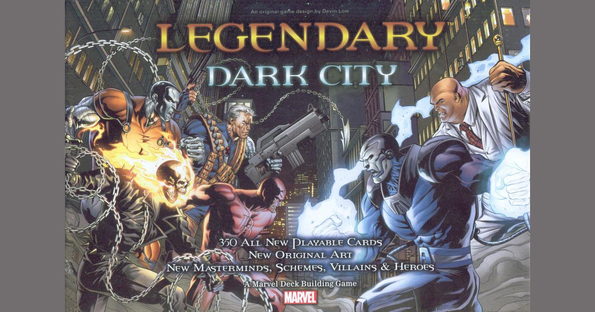Print & Play unique artwork for Dark City Schemes | Legendary: A Marvel ...