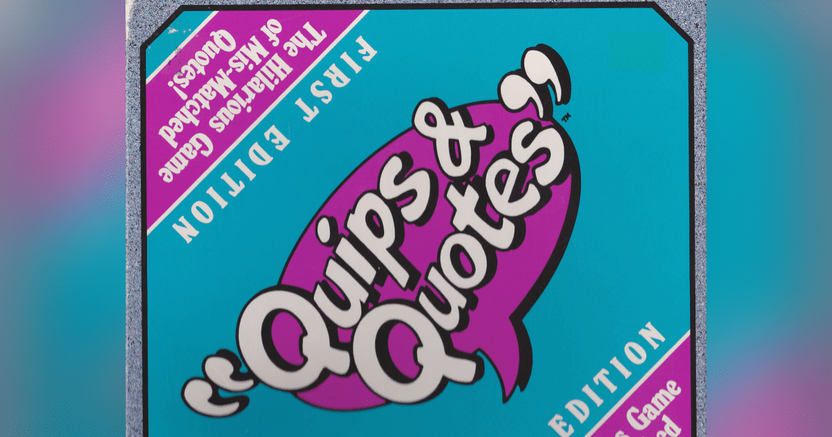 Quips & Quotes | Board Game | BoardGameGeek