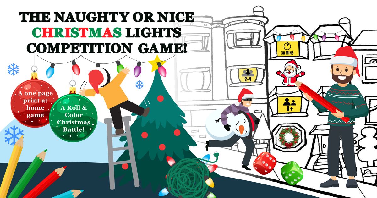 The Naughty or Nice Christmas Lights Competition | Board Game ...