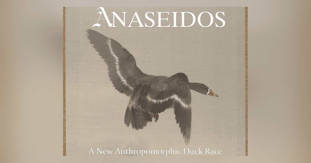 Anaseidos - A New Anthropomorphic Duck Race | RPG Item | BoardGameGeek