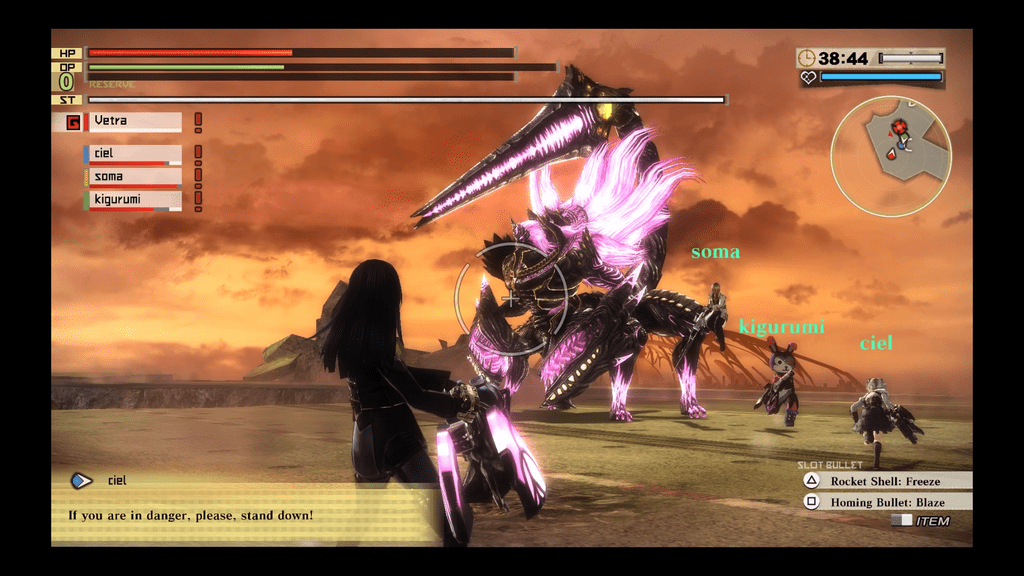 god eater burst exaggerated