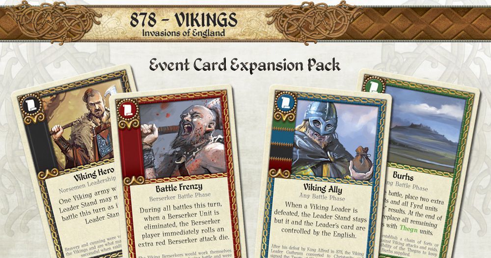 878 Vikings: Event Card Expansion Pack | Board Game | BoardGameGeek