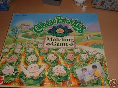 Cabbage Patch Kids Matching Game | Board Game | BoardGameGeek