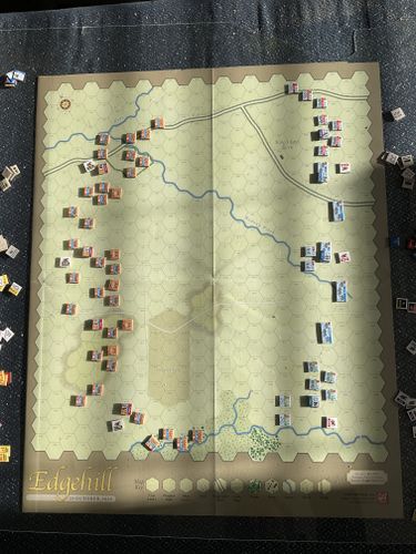 Battle of Edgehill 1642 - First three turns | Musket & Pike: Dual Pack