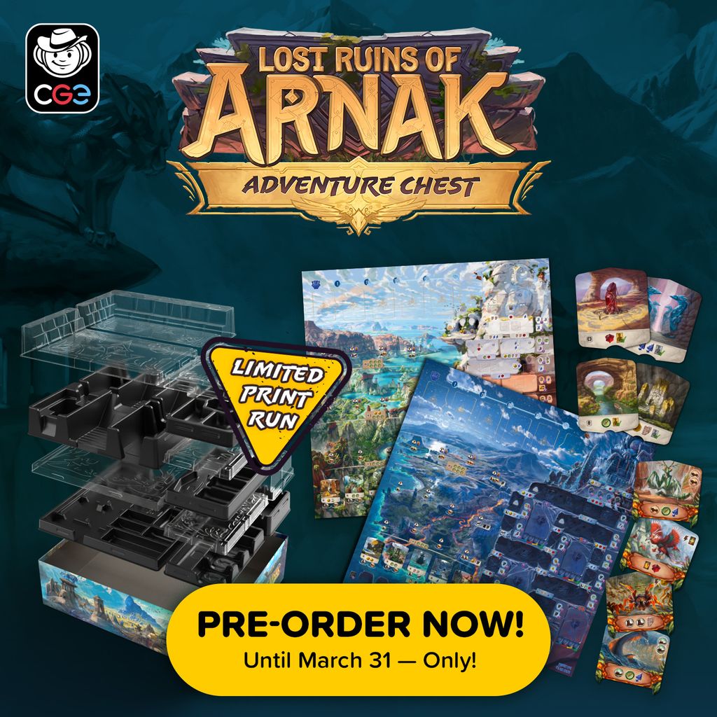FAQ: Adventure Chest Pre-Orders | Lost Ruins of Arnak: Twisted Paths