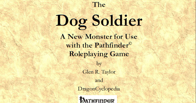 DragonCyclopedia: Monsters: the Dog Soldier | RPG Item | RPGGeek