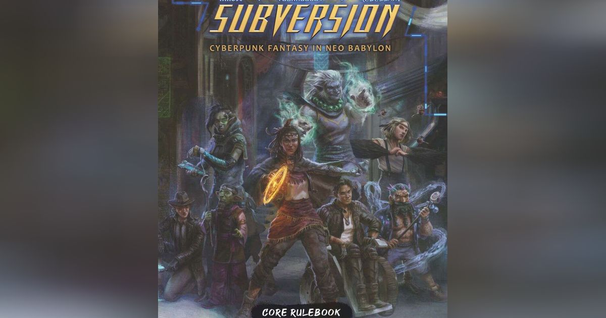 Subversion Core Rulebook | RPG Item | RPGGeek