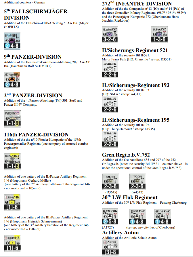 German: Order of Battle | The Battle for Normandy