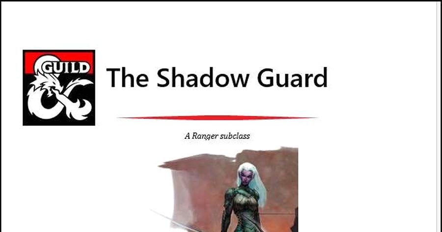 The Shadow Guard | RPG Item | RPGGeek