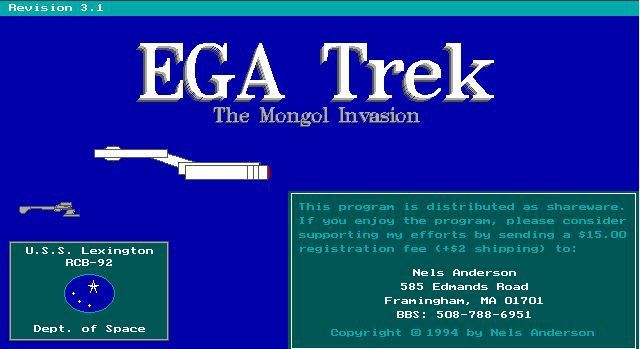 EGA Trek | Video Game | VideoGameGeek
