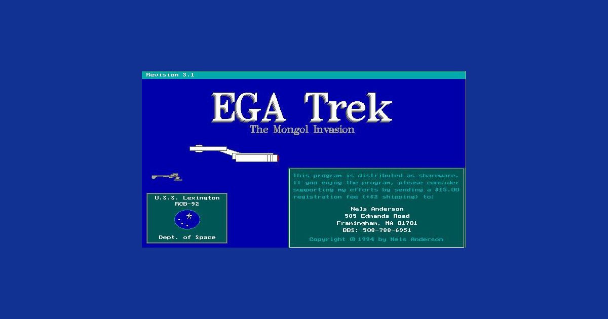 EGA Trek | Video Game | VideoGameGeek