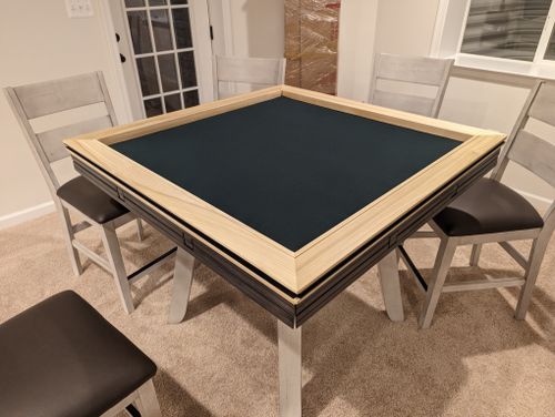 Baby's first square game table topper