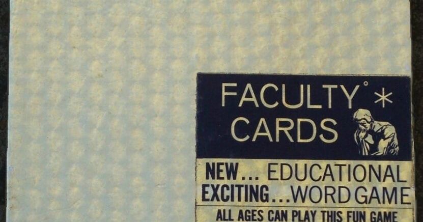 Faculty Cards | Board Game | BoardGameGeek