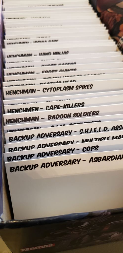 Legendary Marvel Base Game Horizontal Dividers (aclheaxn inspired style ...