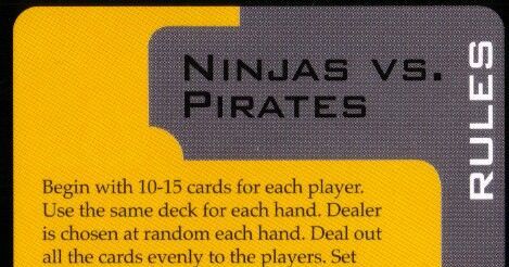 Ninjas vs. Pirates | Board Game | BoardGameGeek