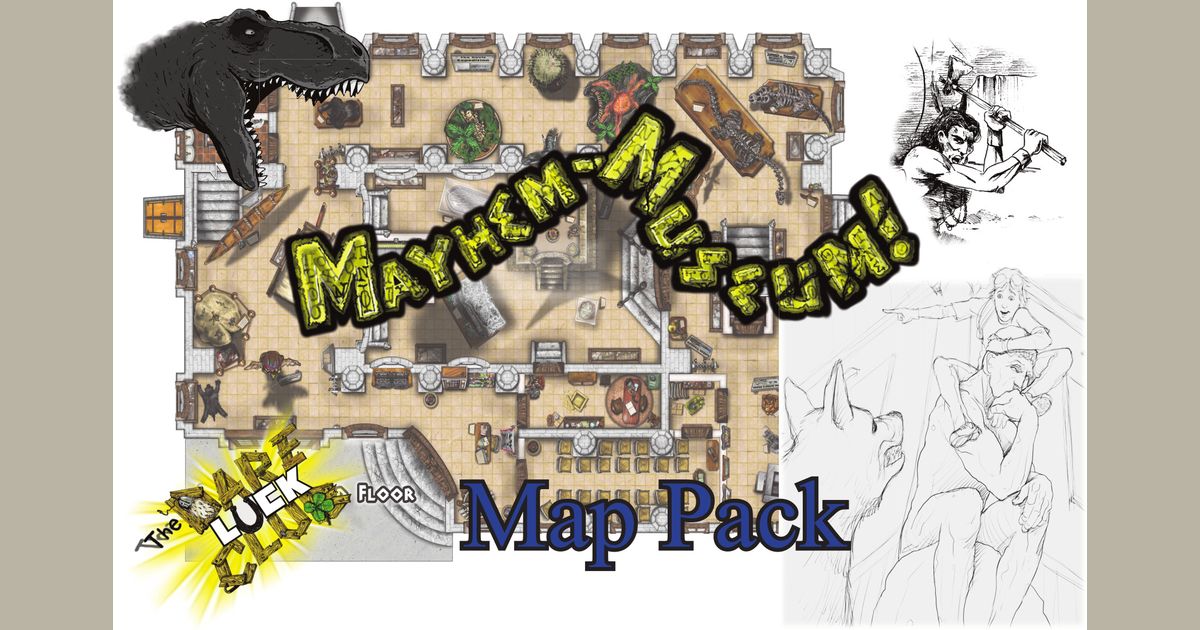 Mayhem-Museum Map Pack | RPG Item | RPGGeek
