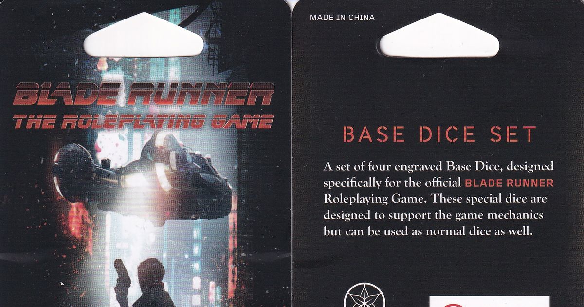 Blade Runner: The Roleplaying Game Base Dice Set | RPG Item | RPGGeek