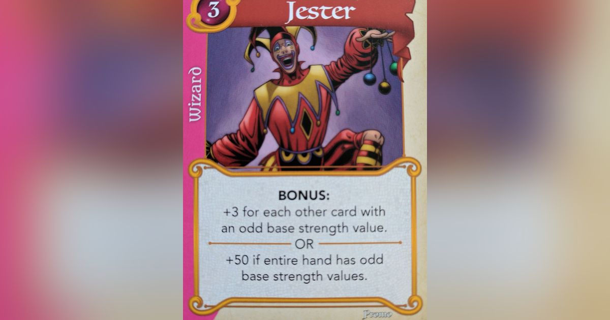 Fantasy Realms: Jester Promo Card | Board Game | BoardGameGeek