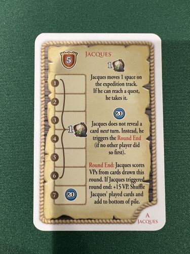 Missing "Jacques" Automa card | Maracaibo: The Uprising