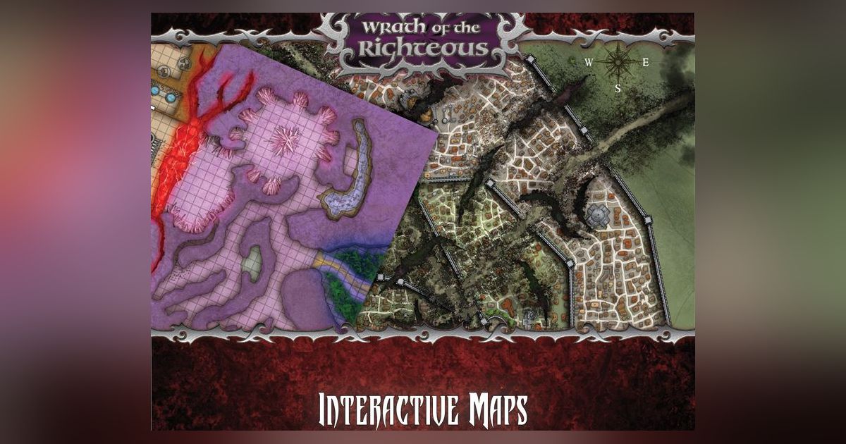 Wrath of the Righteous Interactive Maps Set | RPG Item | RPGGeek