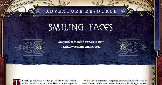 Smiling Faces | RPG Item | RPGGeek