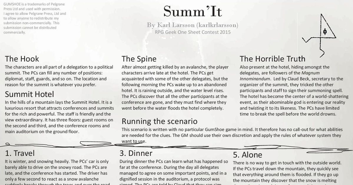 Summ'It | RPG Item | RPGGeek