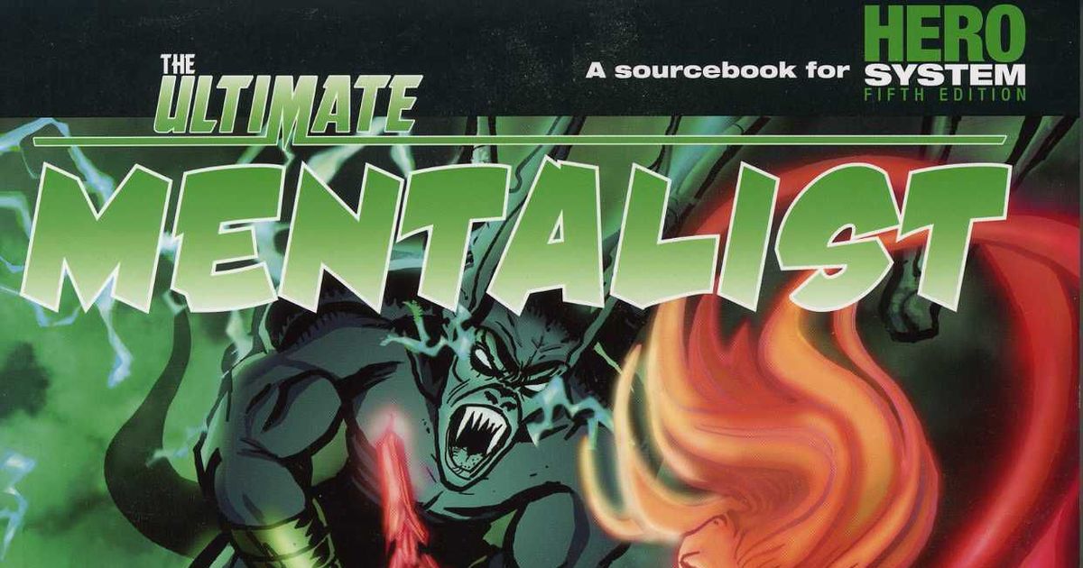 The Ultimate Mentalist 5th Edition | RPG Item | RPGGeek