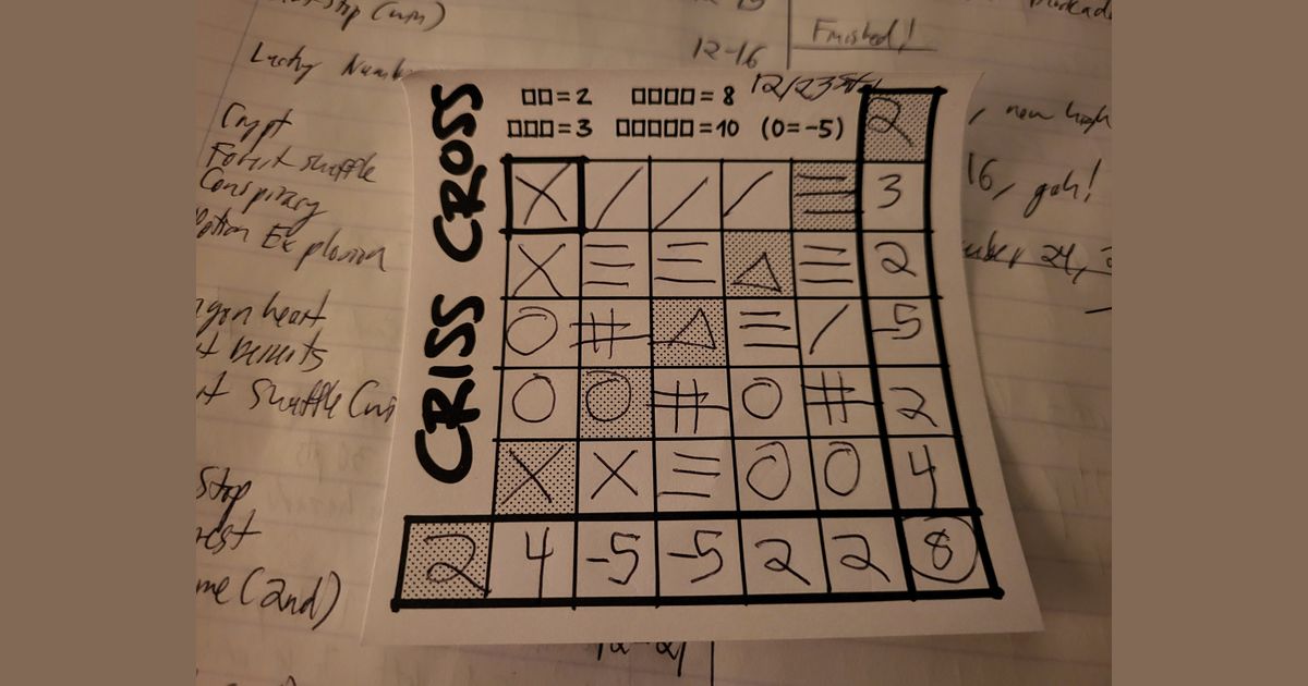 Solo Sundays- Criss cross dice across on Christmas Eve | Herald's Call ...