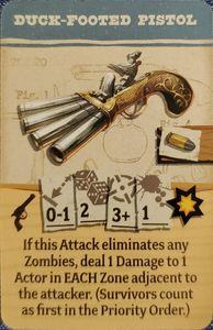 Zombicide: Undead or Alive – Duck-Footed Pistol Promo Card | Board Game ...