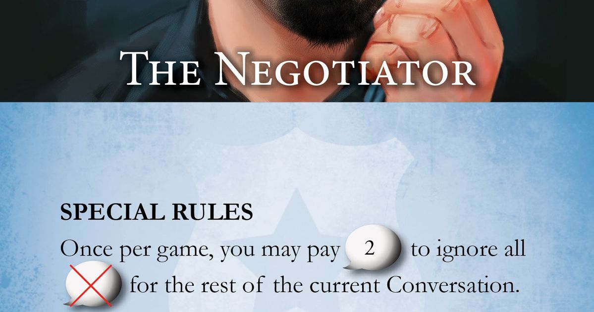 Hostage Negotiator: Negotiator Cards – Series 1 | Board Game ...
