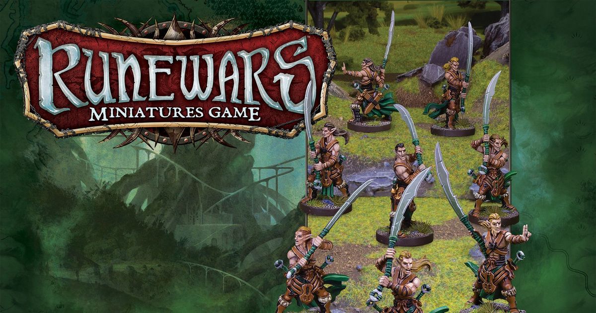 Runewars Miniatures Game: Darnati Warriors – Unit Expansion | Board ...