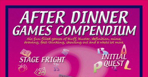 After Dinner Games Compendium | Board Game | BoardGameGeek
