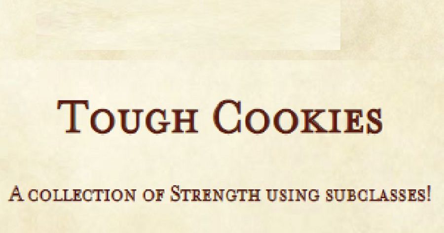 Tough Cookies | RPG Item | RPGGeek