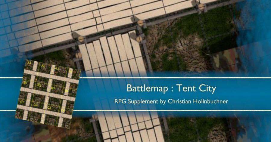 Battlemap: Tent City | RPG Item | RPGGeek