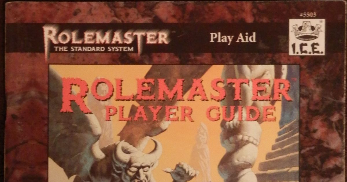 Rolemaster Player Guide | RPG Item | RPGGeek