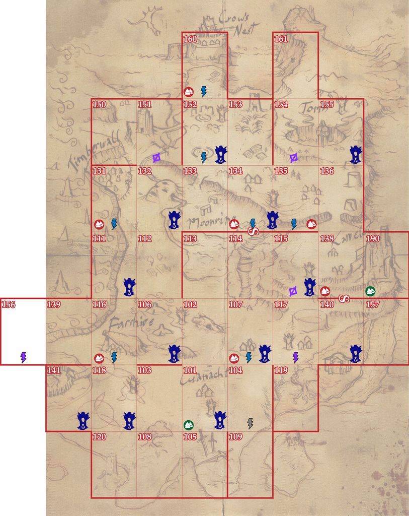 Map of Avalon [Heavy Spoilers] | Tainted Grail: The Fall of Avalon