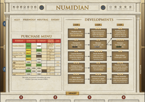 FACTION UPDATES | Total War: ROME – The Board Game