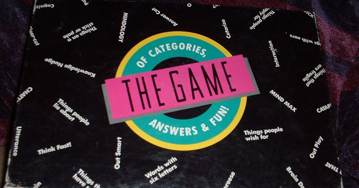 The Game of Categories, Answers and Fun | Board Game | BoardGameGeek