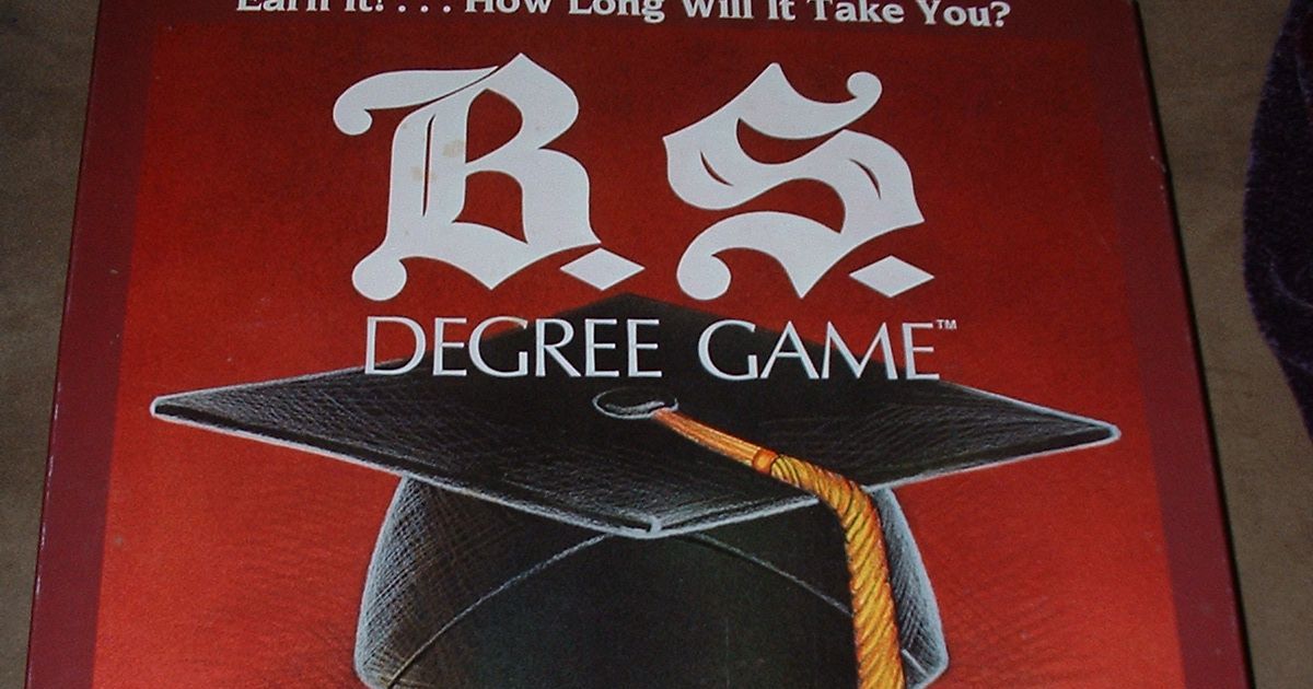 B.S. Degree Game | Board Game | BoardGameGeek