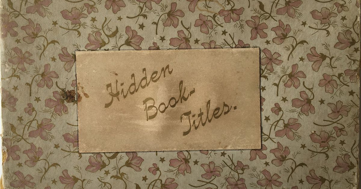 Hidden Book Titles | Board Game | BoardGameGeek