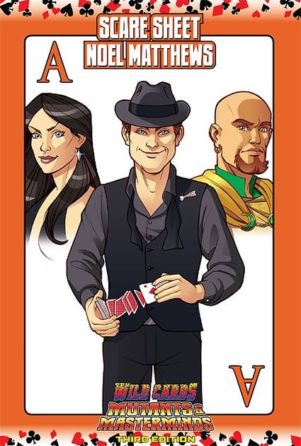 Wild Cards SCARE Sheet 15: Noel Matthews | RPG Item | RPGGeek